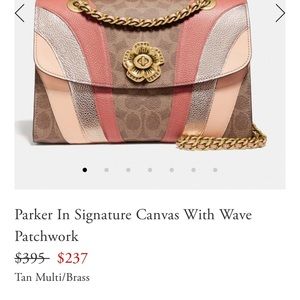 Coach | Bags | Coach Parker Signature Canvas Wave Patchwork | Poshmark